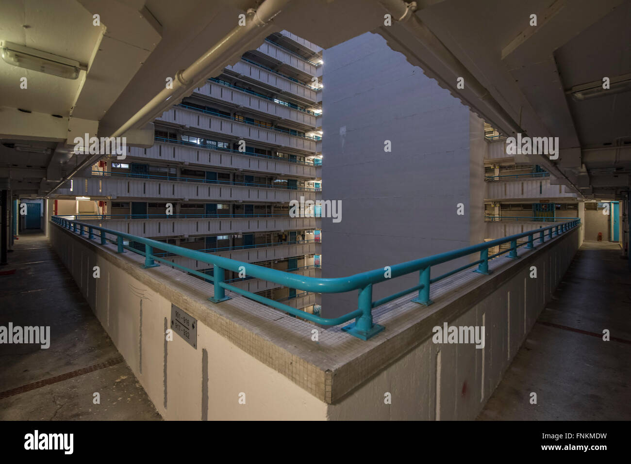 In a square building center look up Stock Photo - Alamy