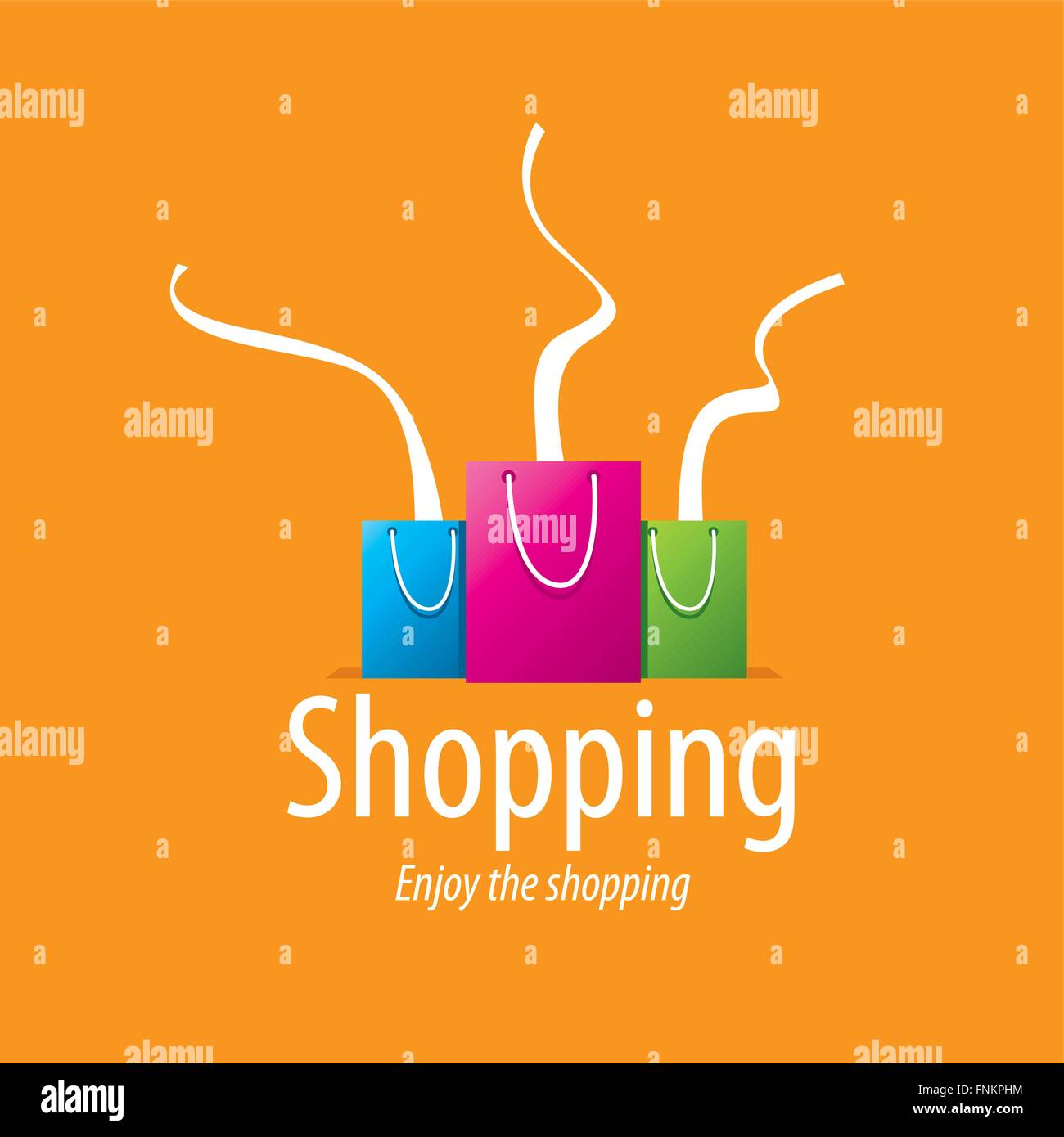 vector shopping logo Stock Vector Image & Art - Alamy