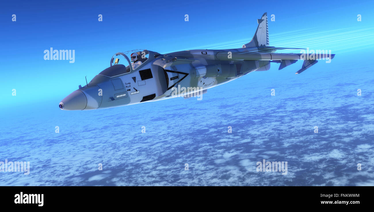 Harrier pilot hi-res stock photography and images - Alamy