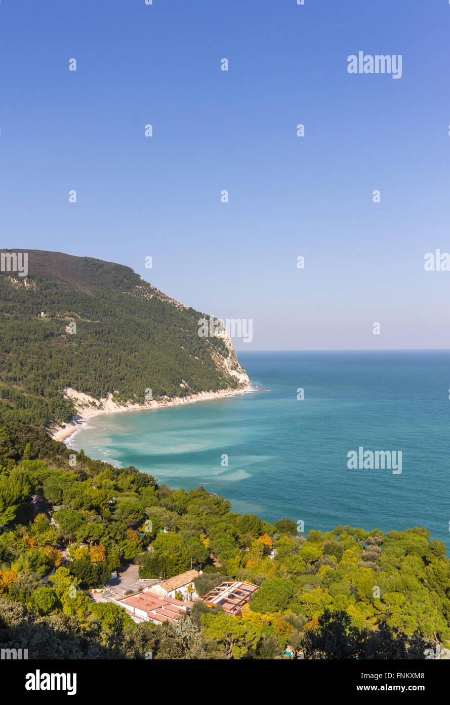 Italy, Marche, Riviera del Conero, view from Sirolo Stock Photo - Alamy