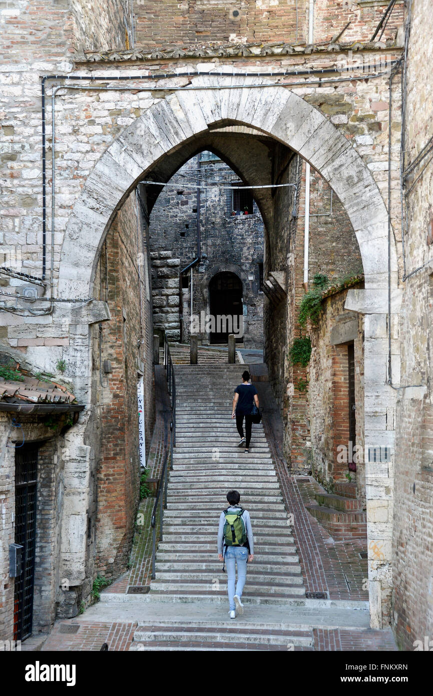Italy, Umbria, Perugia, ancient aqueduct Stock Photo - Alamy