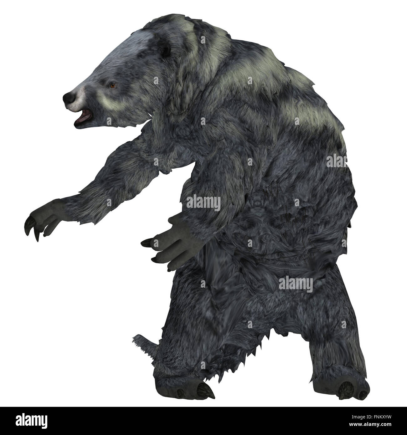 Extinct giant ground sloth of south america hi-res stock photography ...