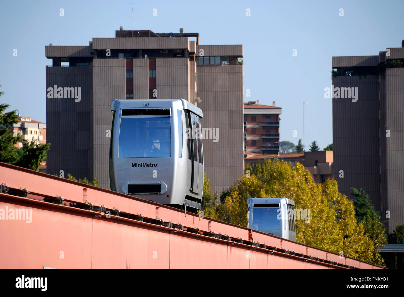 Italy, Umbria, Perugia, the Minimetrò Stock Photo - Alamy