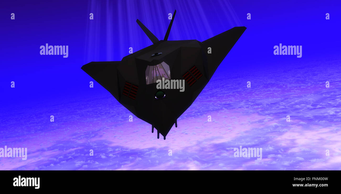 A pilot takes a Stealth Fighter jet through flight maneuvers on a ...