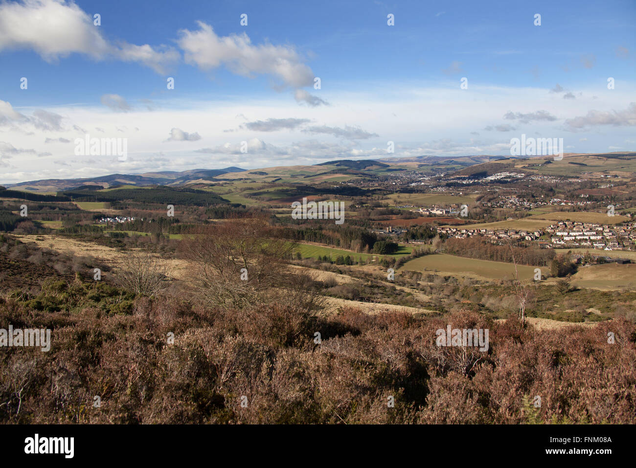 Eildon hills scottish border hi-res stock photography and images - Alamy
