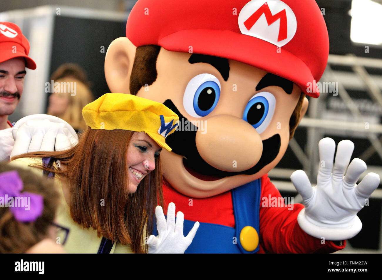 Super mario bros costume hi-res stock photography and images - Alamy