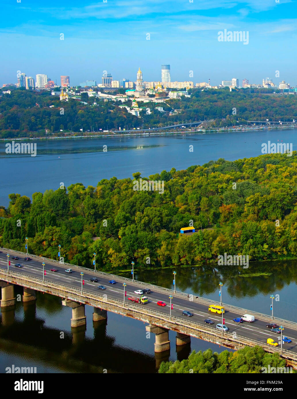 Ukraine bridge, kyiv, aerial view hi-res stock photography and images ...