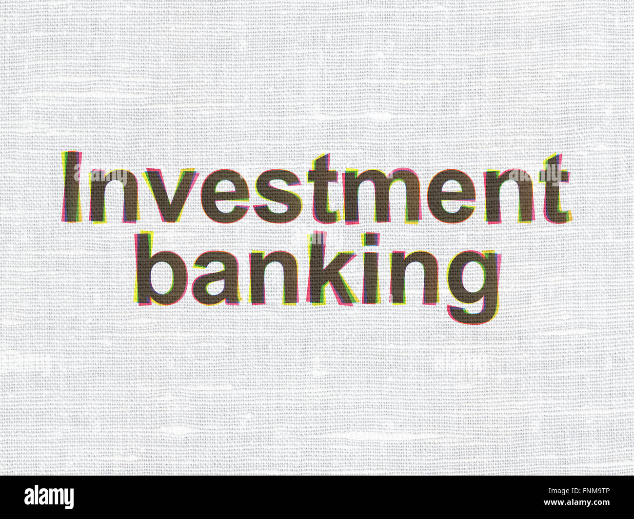 Money concept: Investment Banking on fabric texture background Stock ...