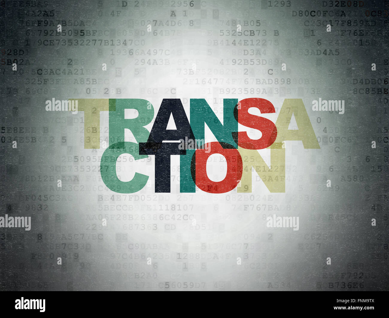 Money concept: Transaction on Digital Paper background Stock Photo - Alamy