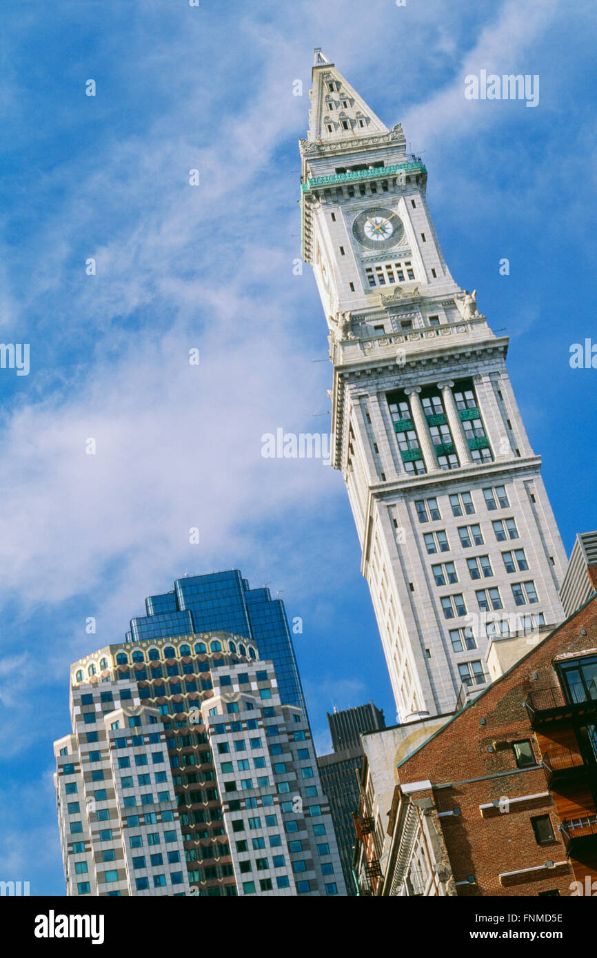 The Customs House Tower In Boston, Massachusetts Stock Photo - Alamy