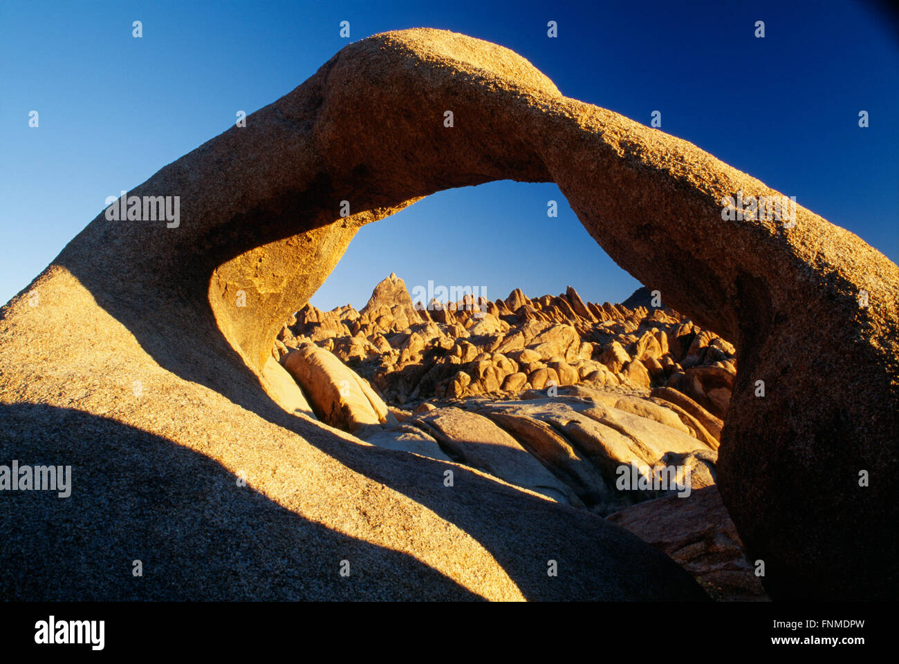 Sandstone Arch At Alabama Hills In the Eastern Sierra Nevada ...