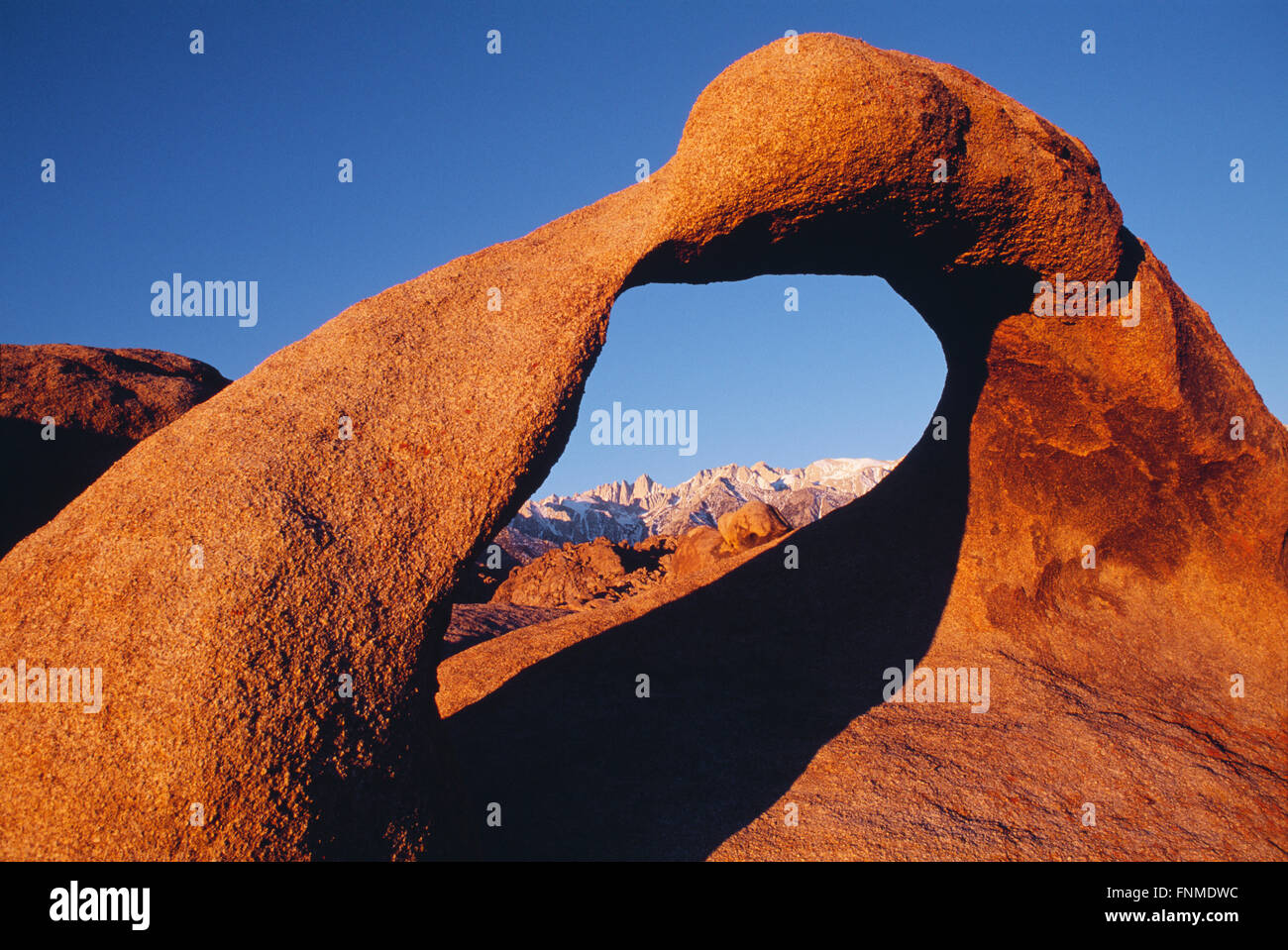 Sandstone Arch At Alabama Hills In the Eastern Sierra Nevada ...