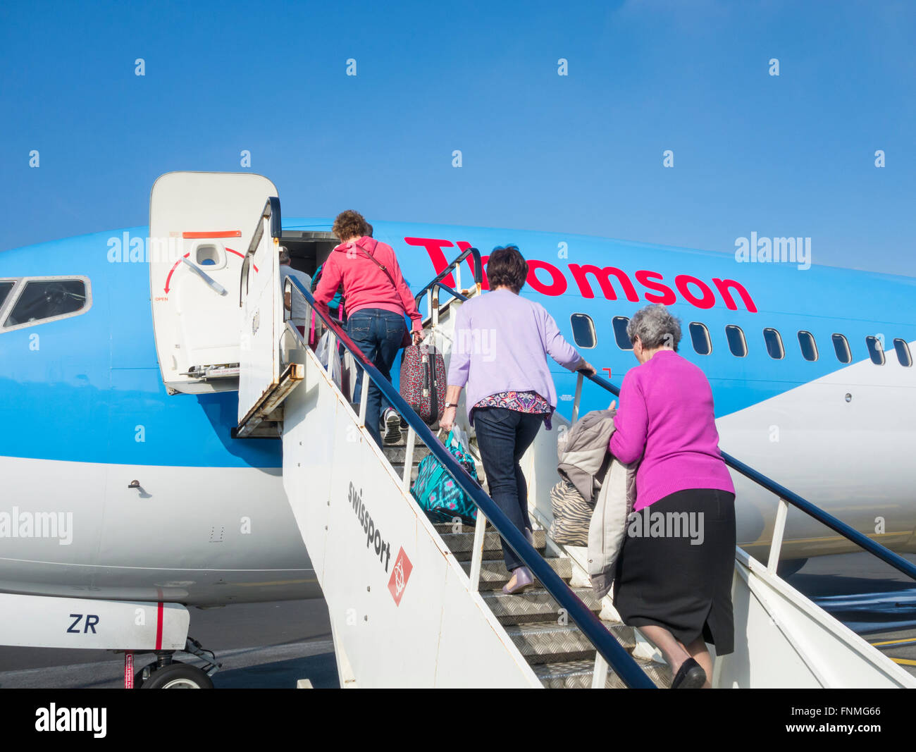 Boarding Plane Inside