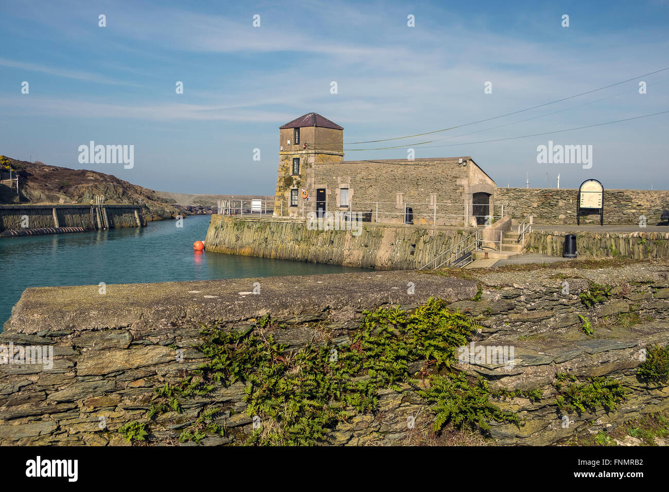 Amlwch Port Harbour Amlwch Anglesey North Wales Uk, watch Tower Stock ...