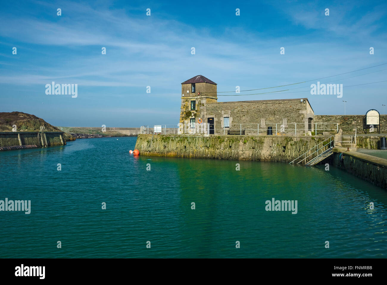 Amlwch Port Harbour Amlwch Anglesey North Wales Uk, watch Tower Stock ...