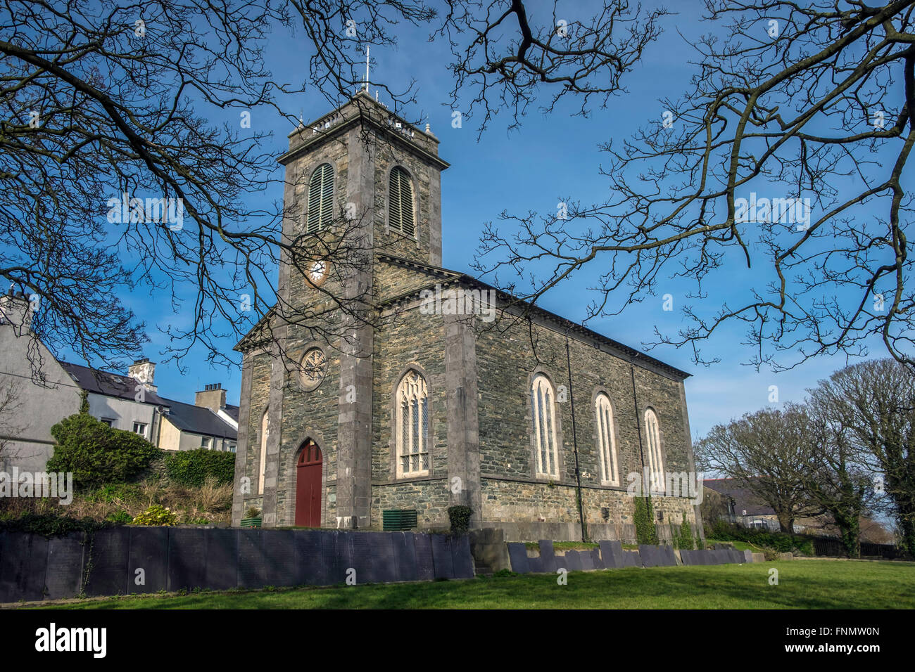 St Eleth Church Amlwch Anglesey North Wales Uk Stock Photo - Alamy