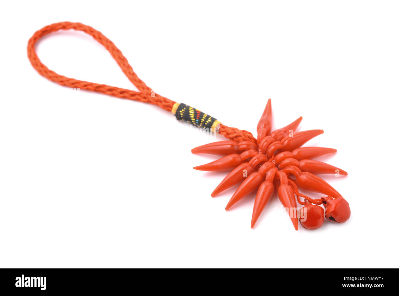 Cornicello - italian lucky charm pendant isolated on white Stock Photo ...