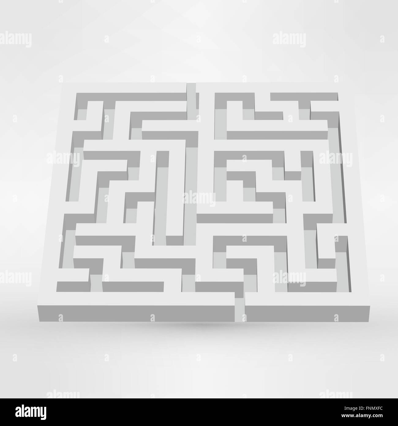Grey labyrinth Stock Vector Images - Alamy
