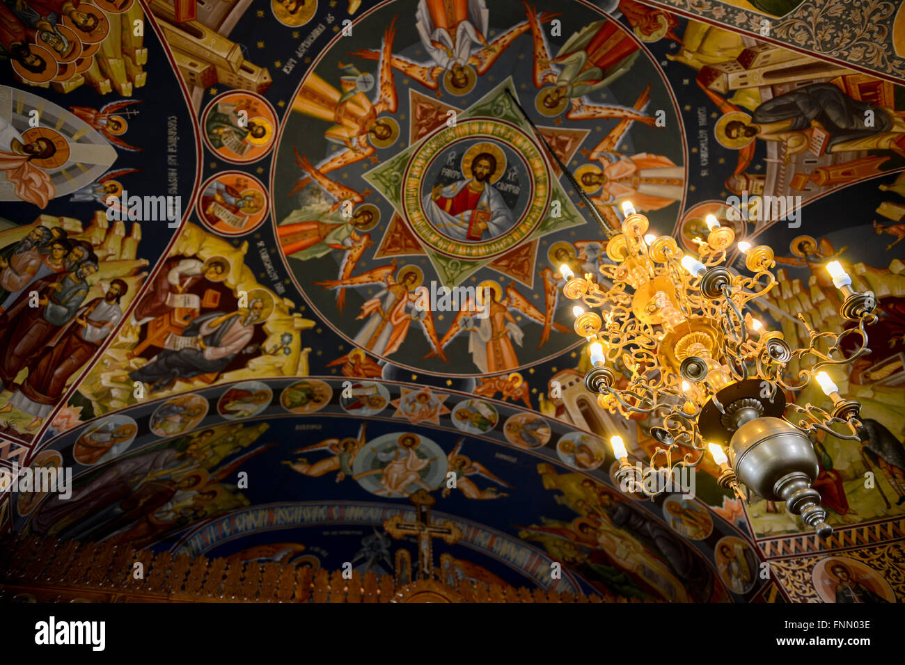 Ceiling of Christian church in natural light Stock Photo - Alamy