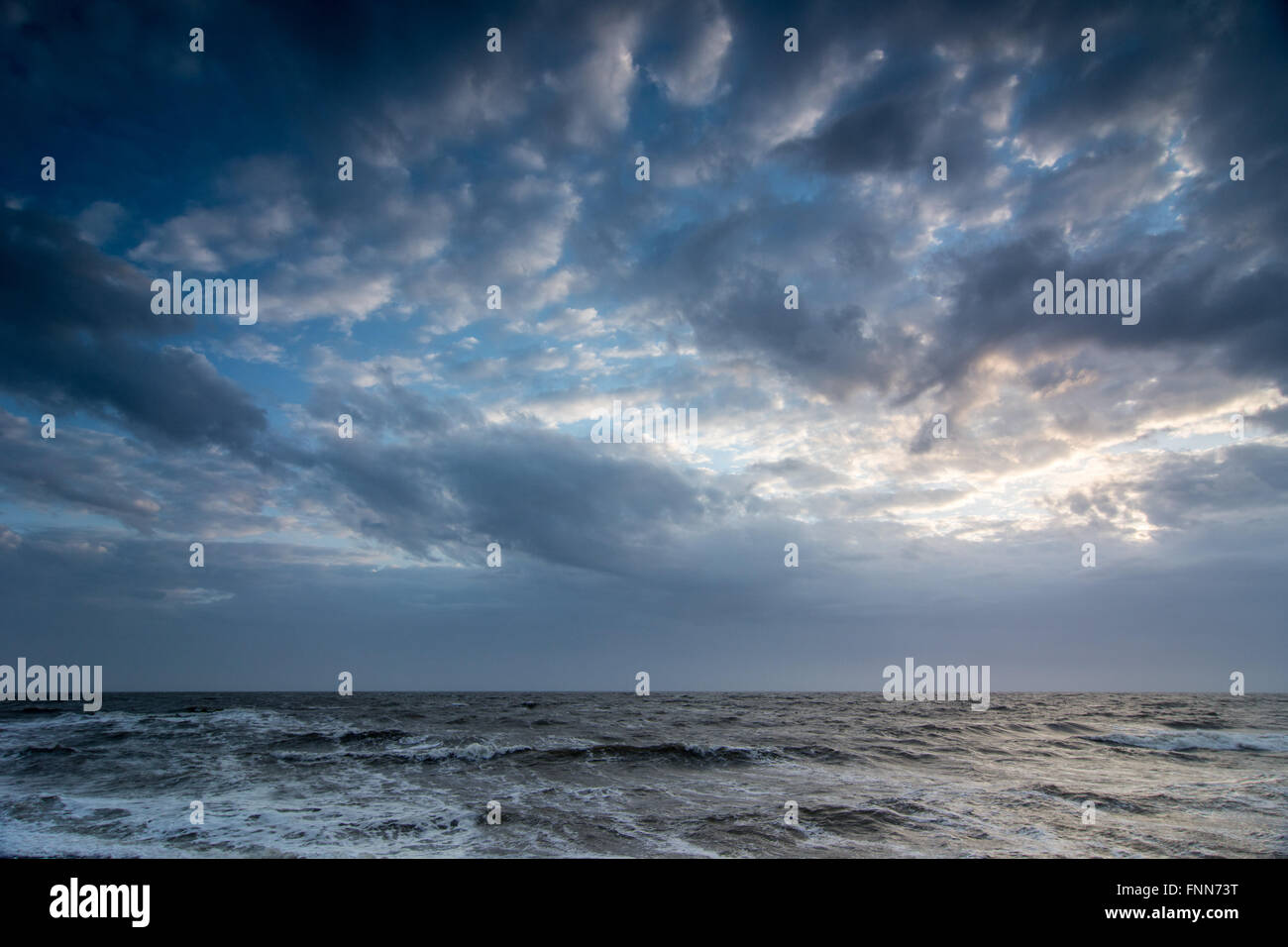 cloudscape above the dutch sea Stock Photo - Alamy