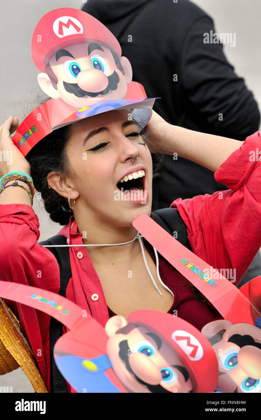 Super mario bros costume hi-res stock photography and images - Alamy
