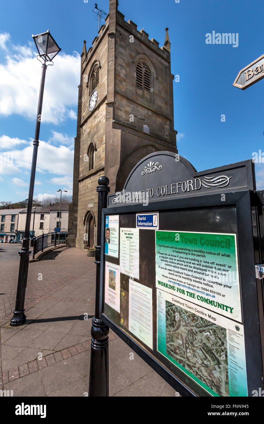 The centre of Coleford, Gloucestershire Situated in the Forest of Dean ...