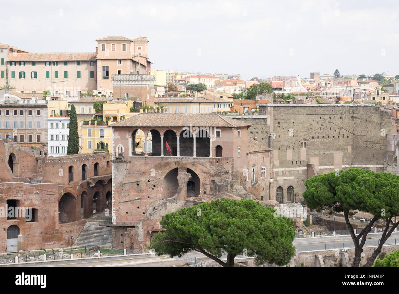 Spectacular panorama of ancient Roman empire - currently Rome, Italy ...