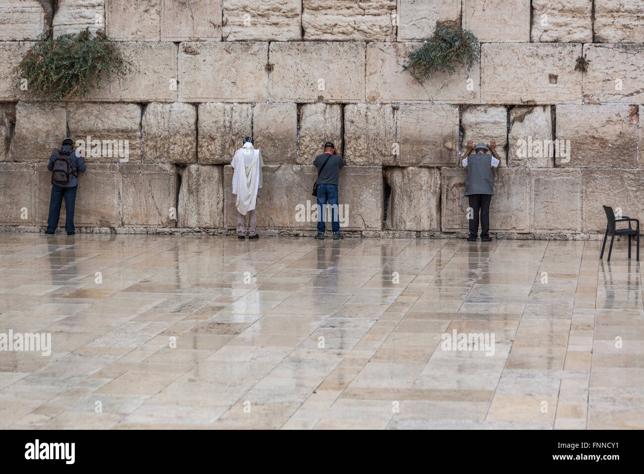 Western Wall, Wailing Wall or Kotel, Jerusalem, Palestine Stock Photo ...