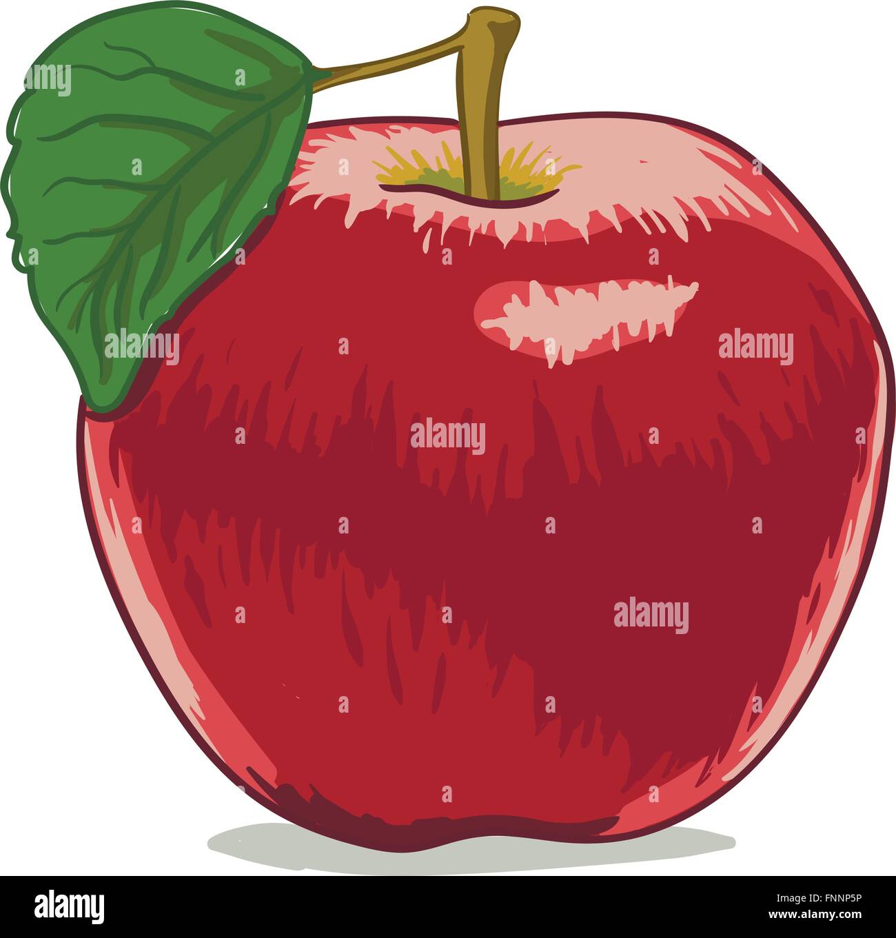 Apple crunch Stock Vector Images - Alamy