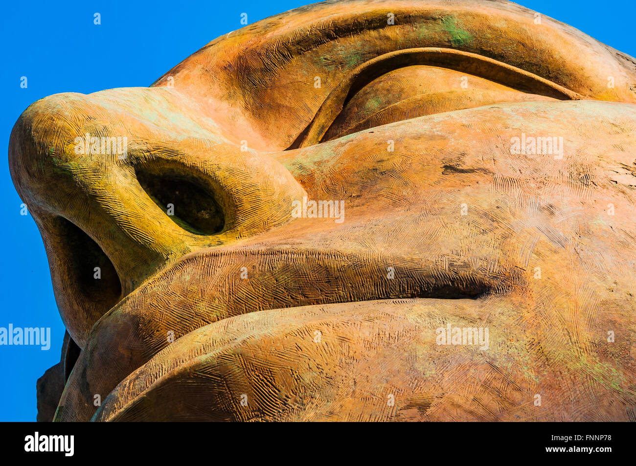 Tindaro, bronze statue of Igor Mitoraj. Valley of the Temples ...