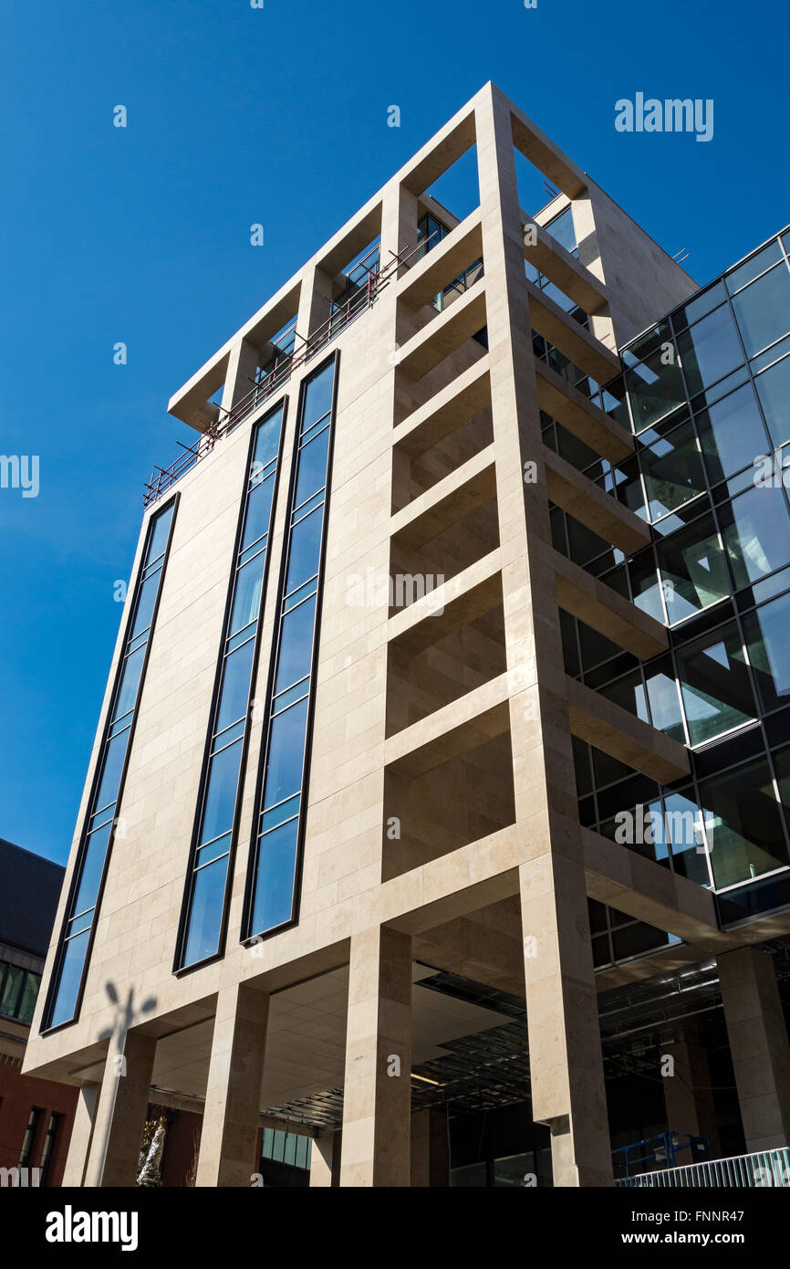 The new (2016) Holiday Inn under construction, Aytoun Street, over the ...