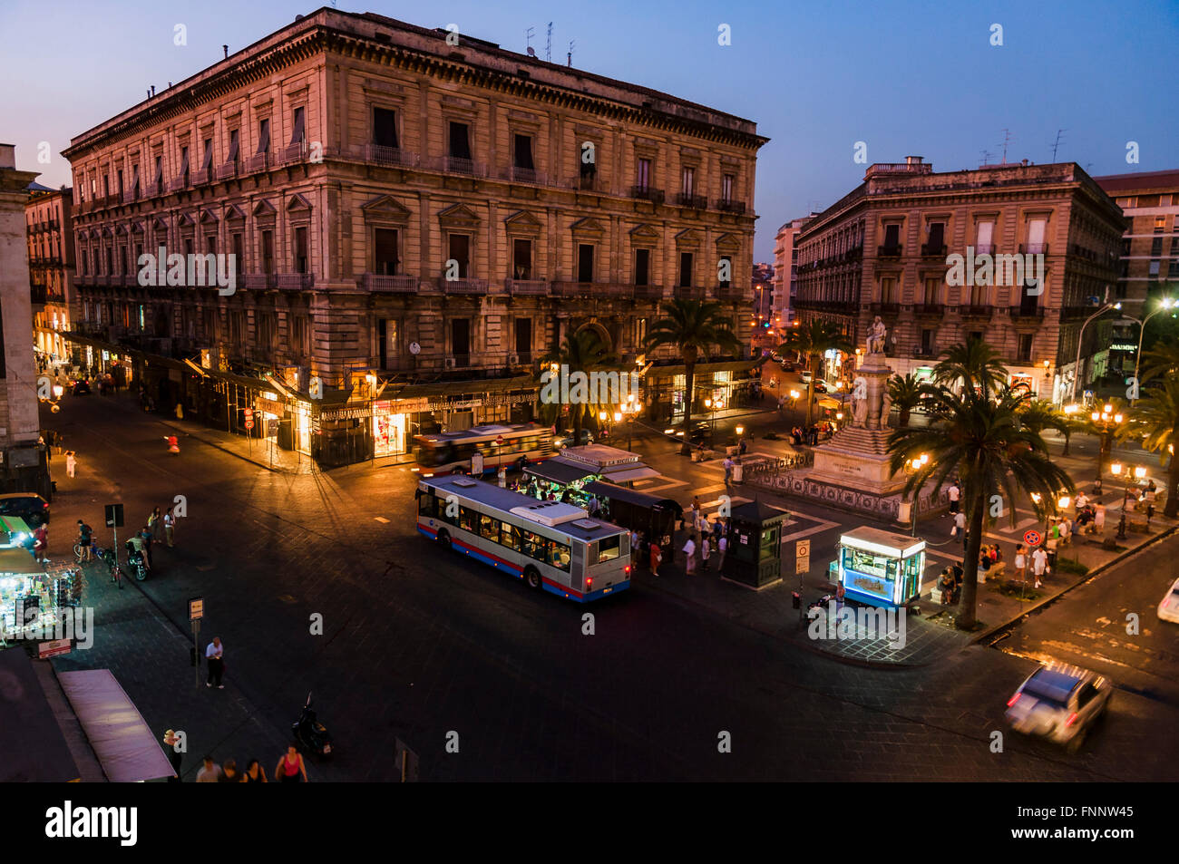 Vincenzo bellini monument catania sicily hi-res stock photography and ...