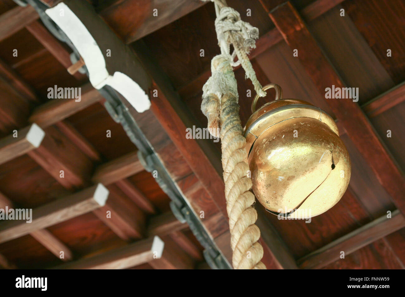 Bell in a temple hi-res stock photography and images - Alamy