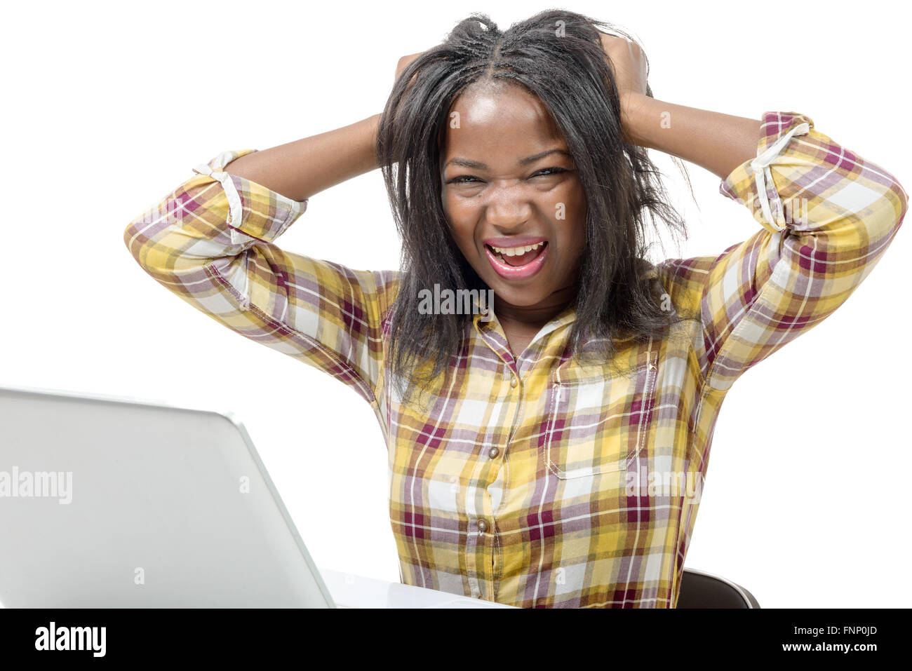 Irritated angry african american hi-res stock photography and images ...