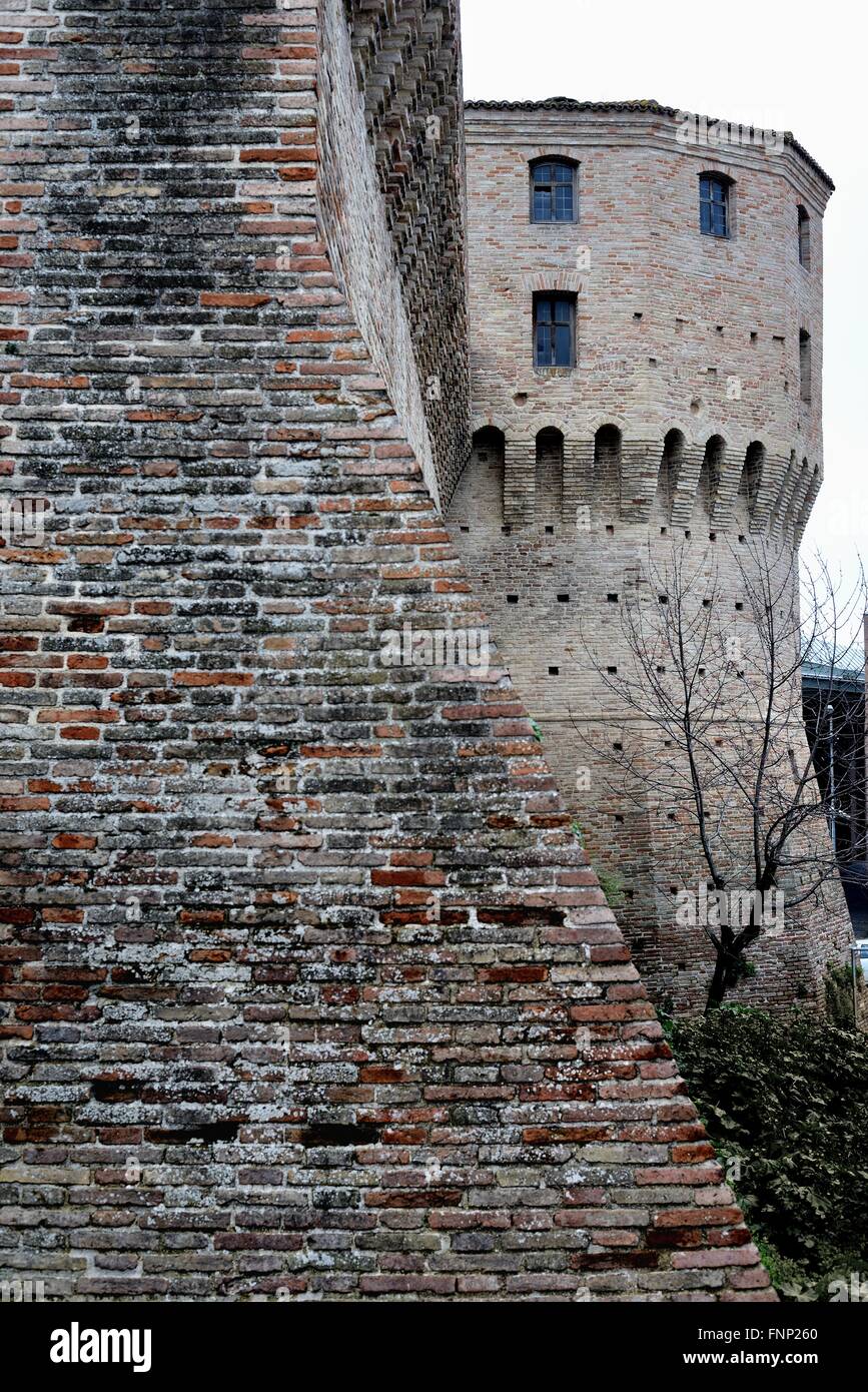 Medieval big defense tower Stock Photo - Alamy