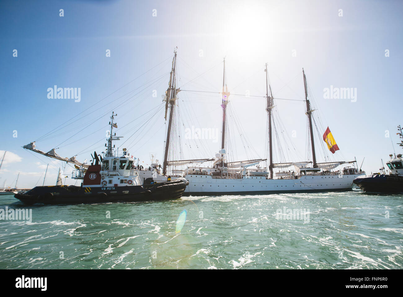 Juan sebastian elcano training ship hi-res stock photography and images ...