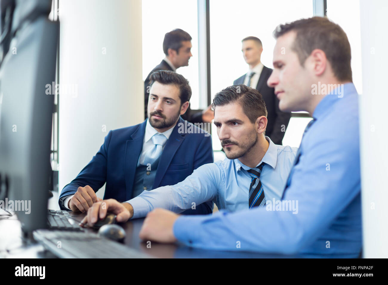 Team business people working office hi-res stock photography and images ...