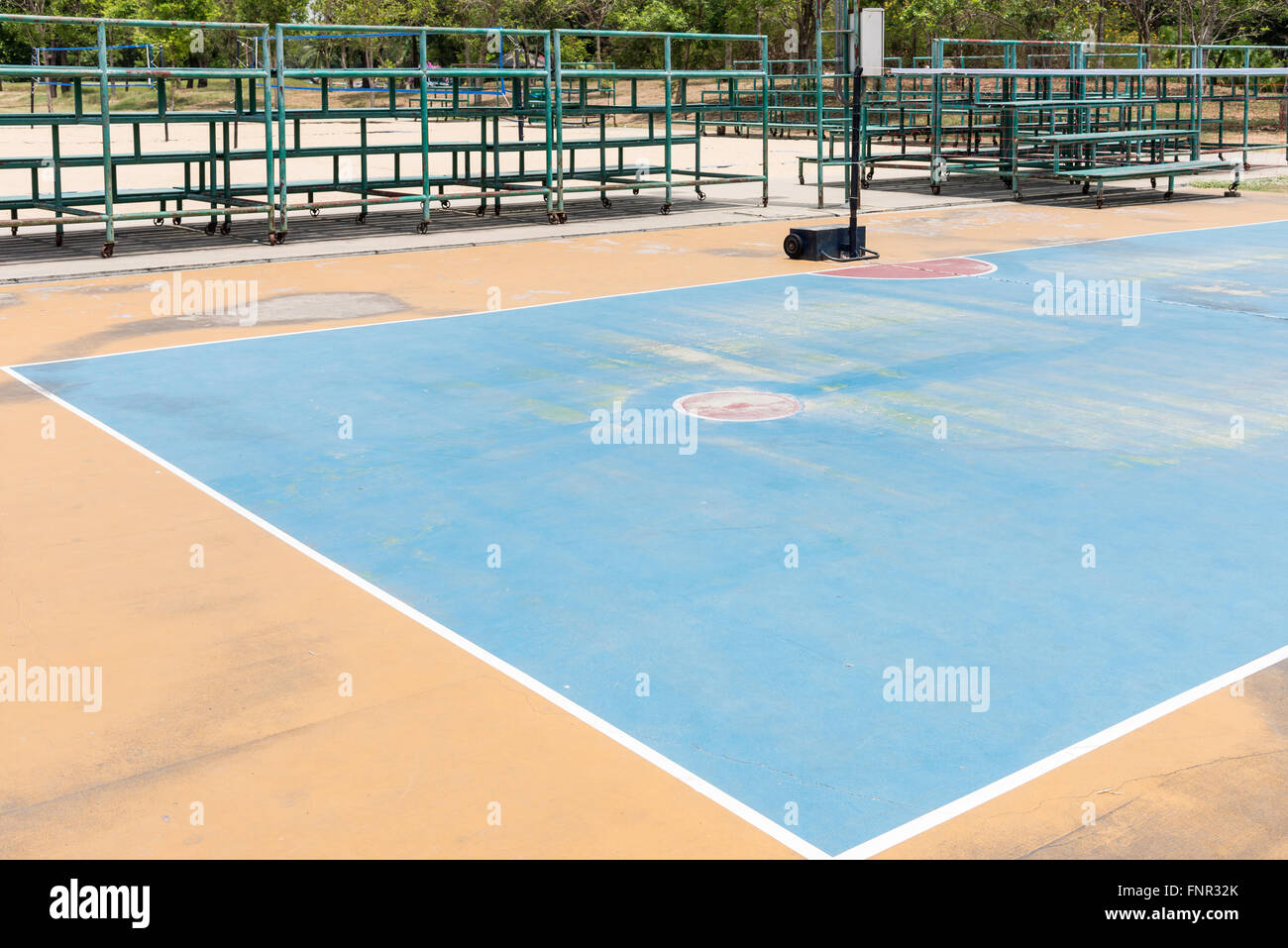 Outdoor sport field for training in the urban park, Thailand Stock ...