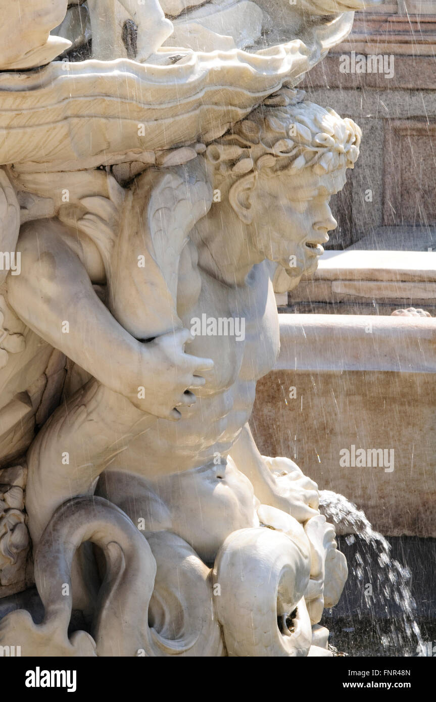 Italy, Lombardy, Lainate, Villa Litta, Galatea Fountain Stock Photo - Alamy