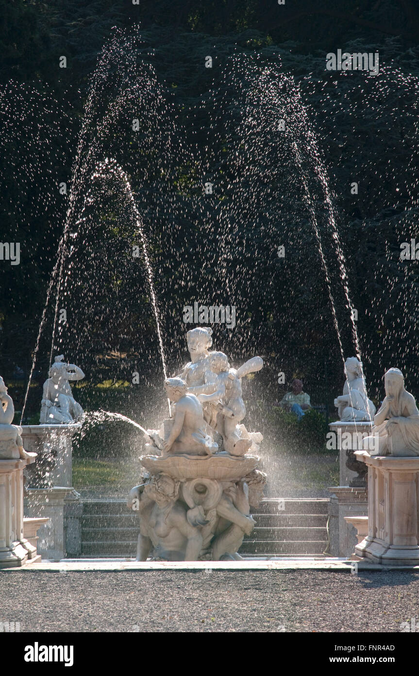 Italy, Lombardy, Lainate, Villa Litta, Galatea Fountain Stock Photo - Alamy