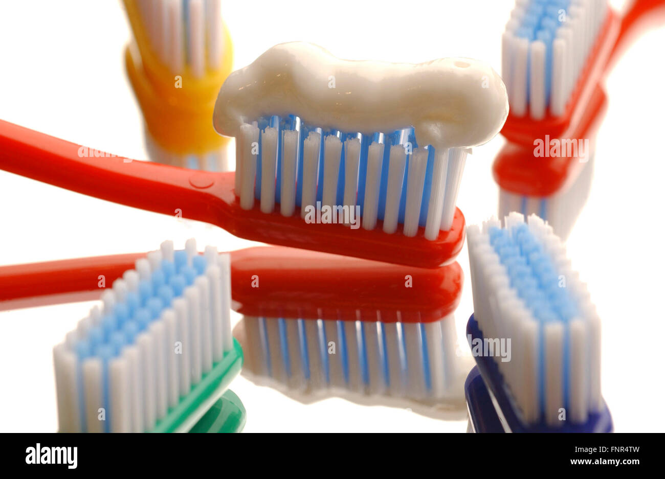 Heads of toothbrushes hi-res stock photography and images - Alamy