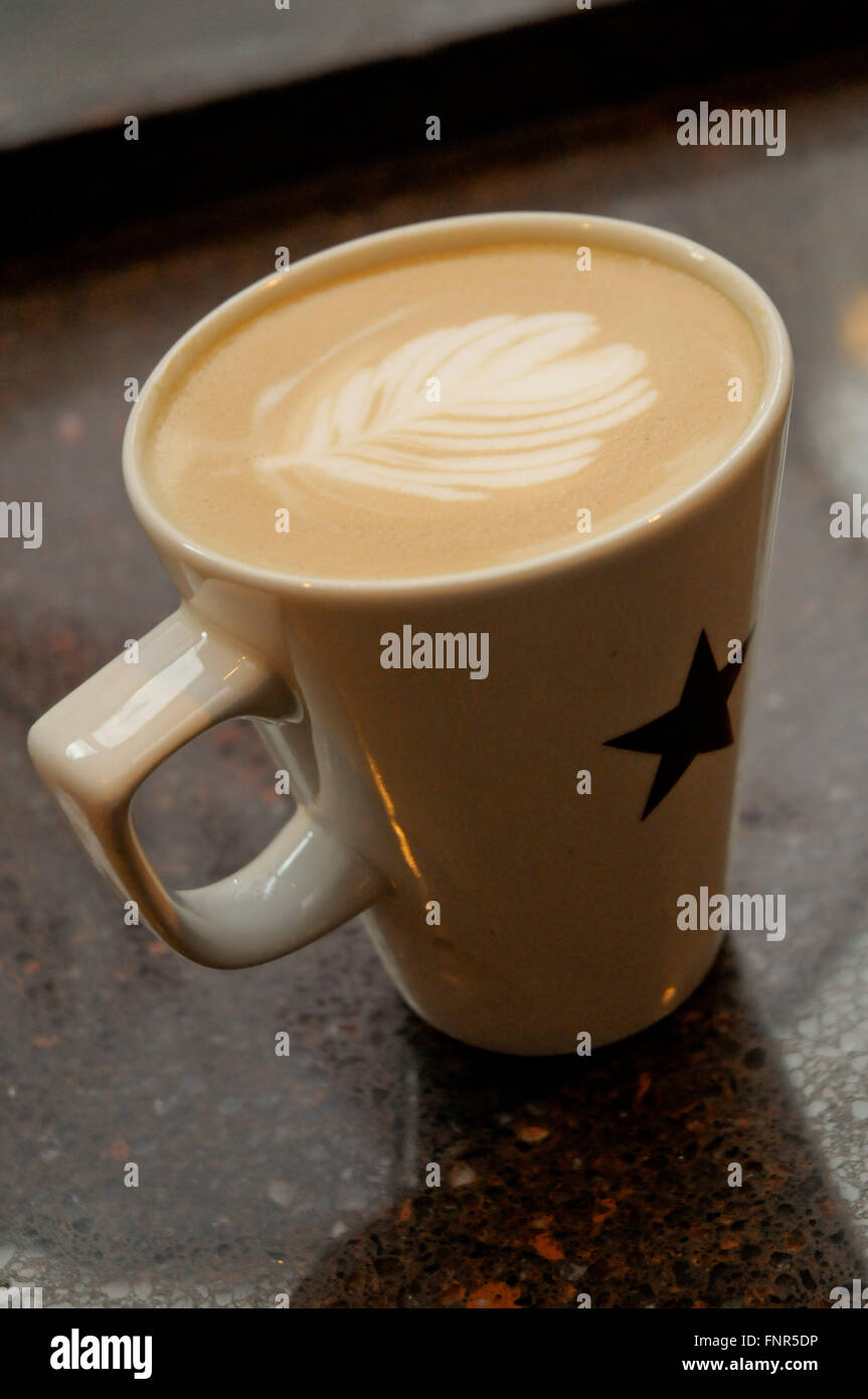 Pret a Manger cup of coffee Stock Photo - Alamy