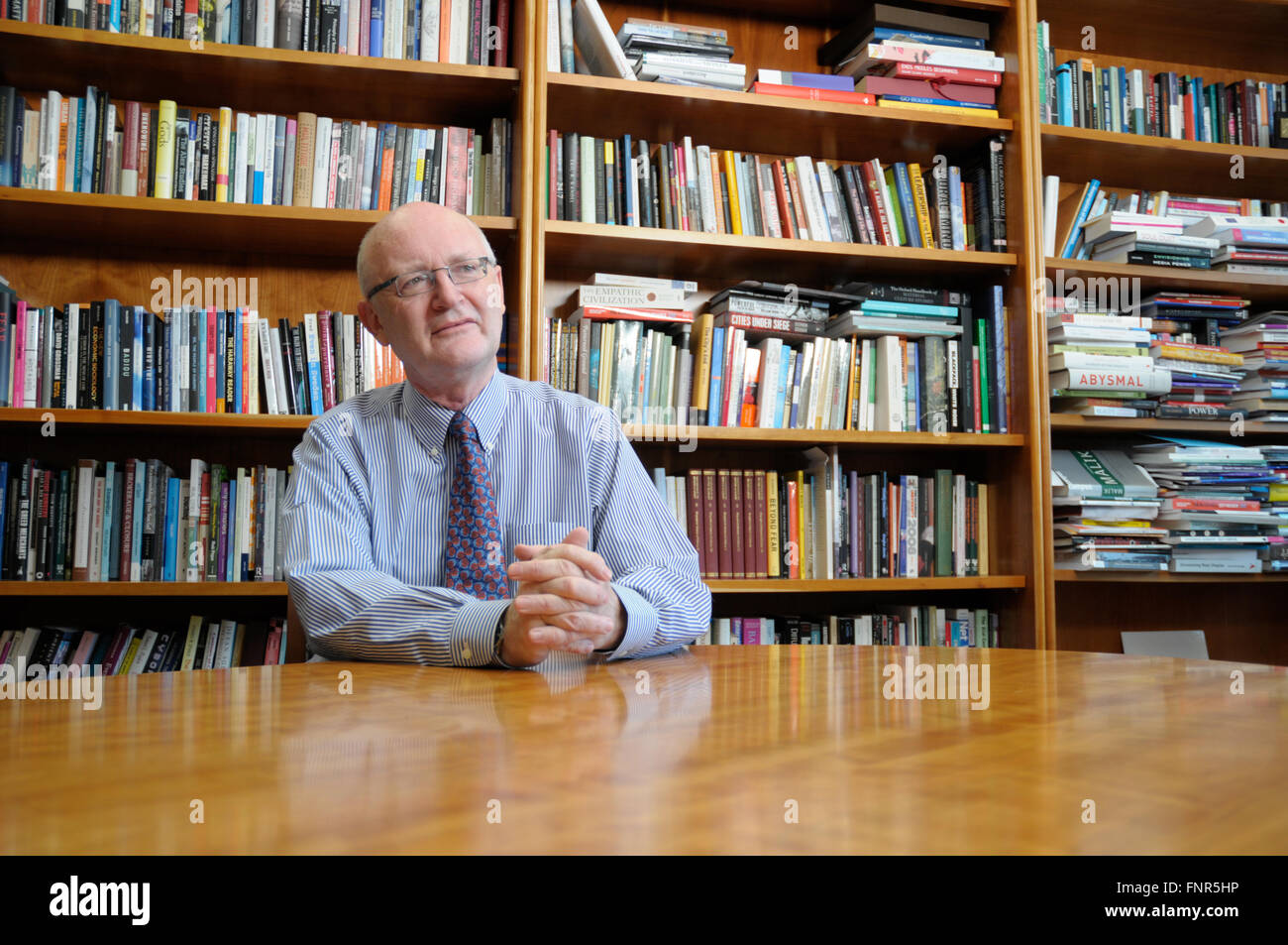 Professor Nigel Thrift Vice Chancellor, WARWICK UNIVERSITY Stock Photo ...