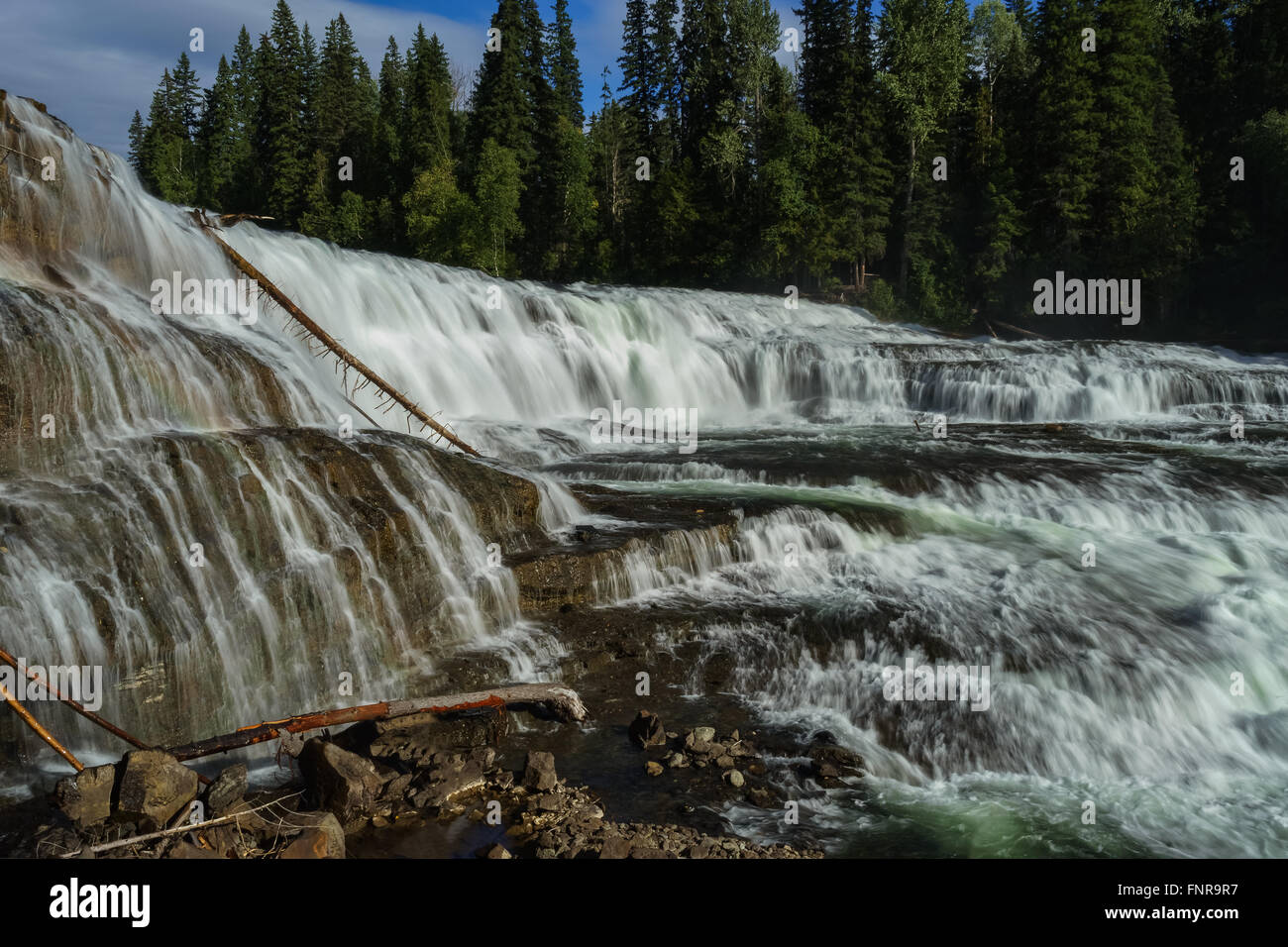Dawson Falls, Wells Gray Provincial Park, British Columbia Stock Photo ...