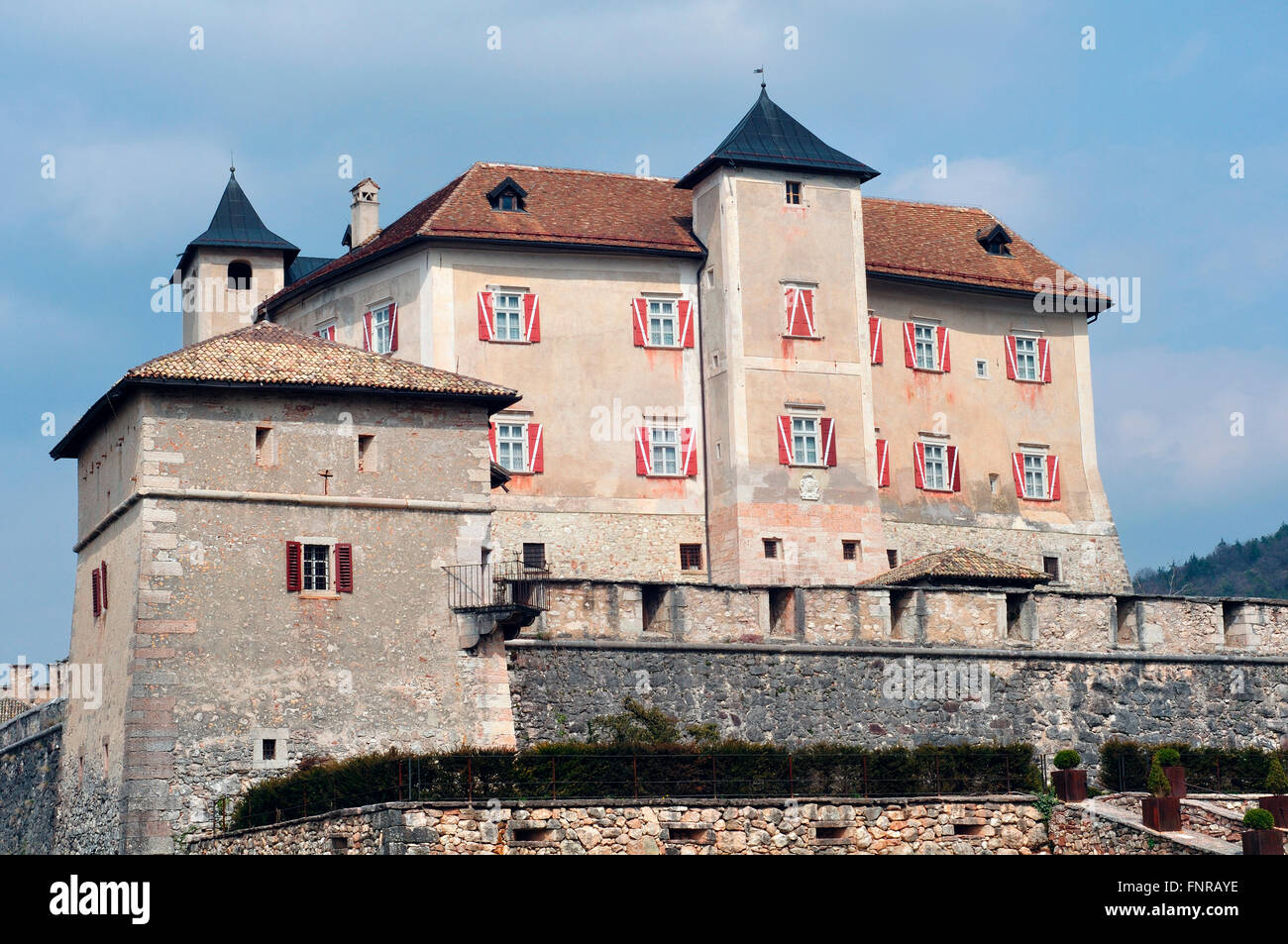 Italy, Trentino Alto Adige, Castel Thun Castle Stock Photo - Alamy