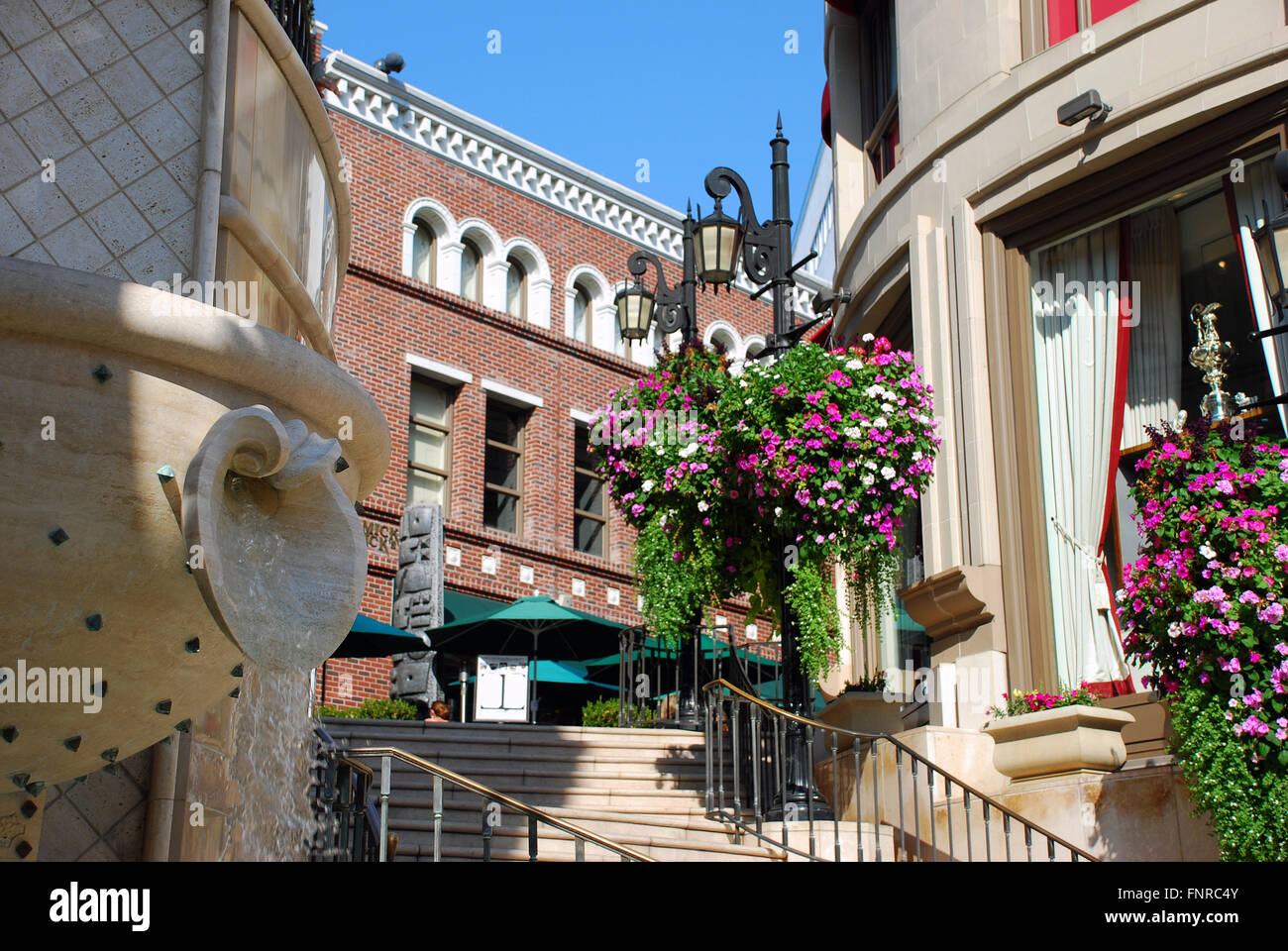 Via Rodeo Drive in Los Angeles USA Stock Photo - Alamy