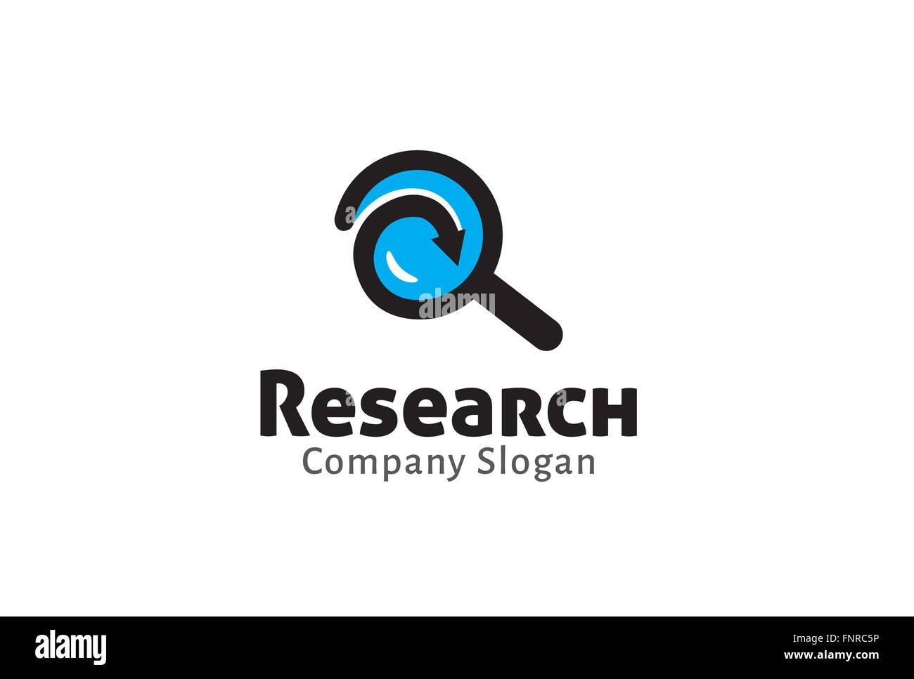 Magnifying glass arrow Stock Vector Images - Alamy