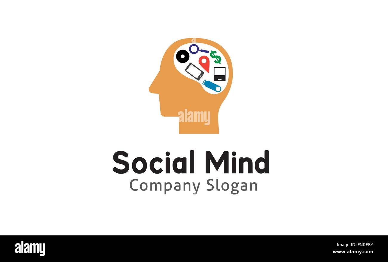 Social media laptop illustration Stock Vector Images - Alamy