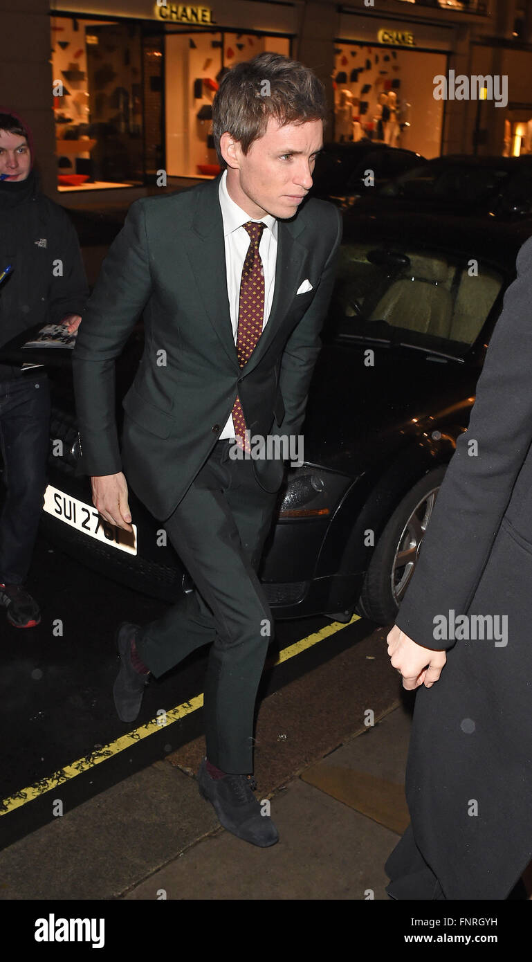 Celebrities attend a Pre-BAFTA dinner held at Louis Vuitton Store ...