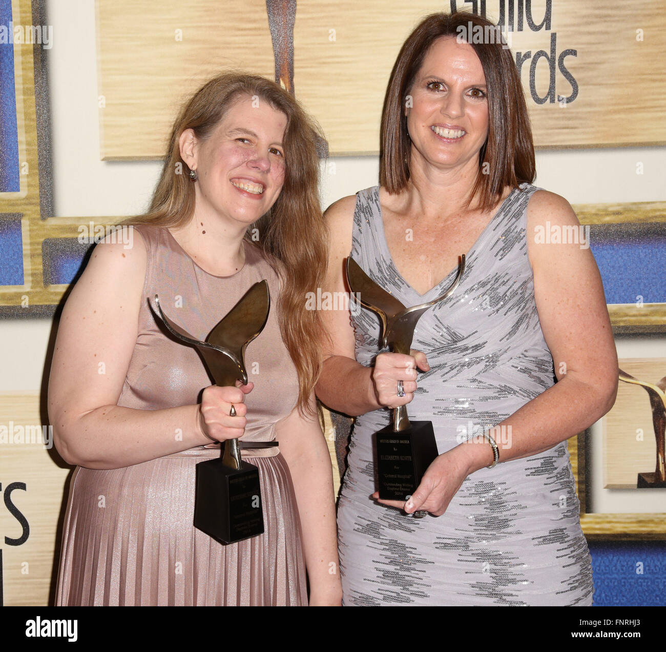 2016 Writers Guild Awards at Hyatt Regency Century Plaza - Press Room ...